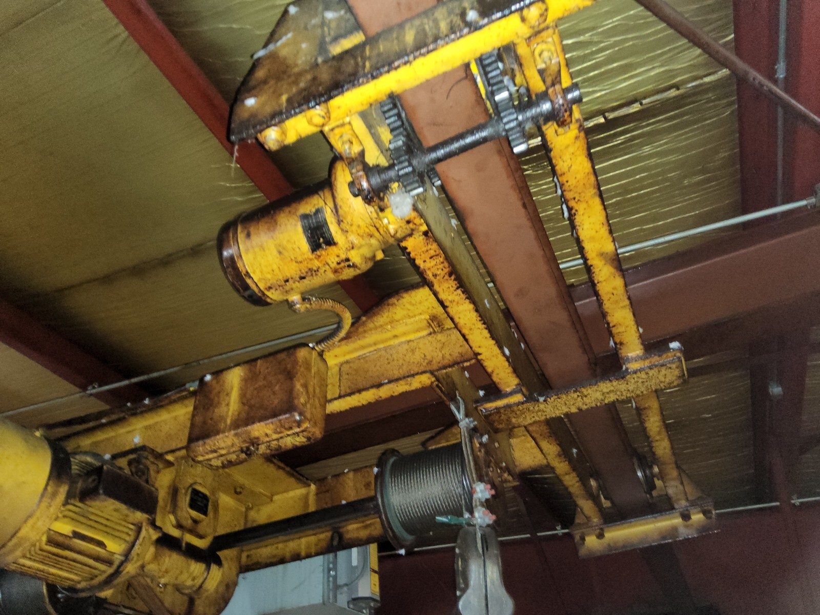 WRIGHT/ACCO 3 ton FREE STANDING MONORAIL DUAL CABLE Bridge Crane -70 ...