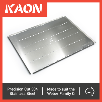 Stainless Steel Convection Tray to suit Weber* Family Q BBQ Trivet ...