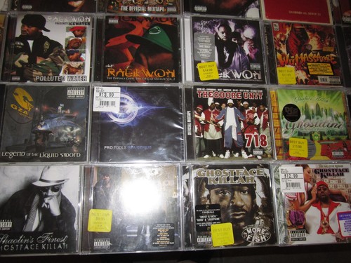 (92) Huge-CD-Lot-of-Wu-Tang Clan, RZA, GZA, ODB, Method Man, Ghostface ...