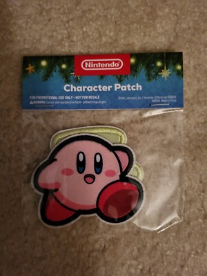 Official Nintendo Kirby & Splatoon Character Patches Iron-On Adhesive ...