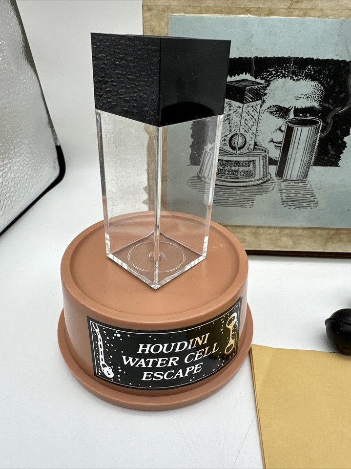 RARE Vintage Louis Tannen Magic Trick - Houdini Water Cell Escape | eBay