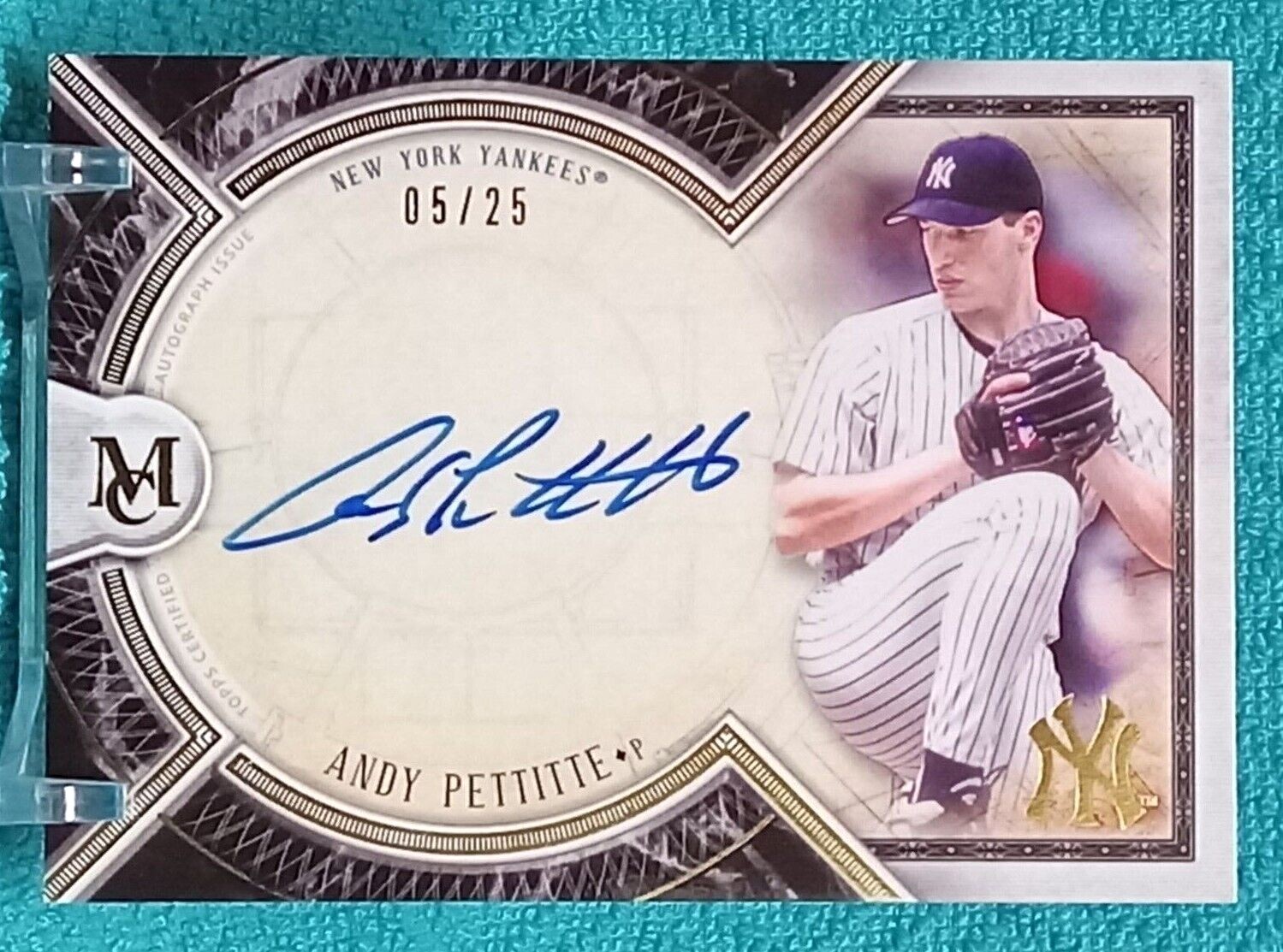 2018 Museum Collection Andy Pettitte Autograph 05/25 New York Yankees ...
