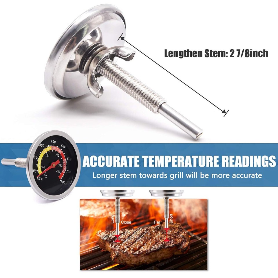 BBQ Grill Smoker Pit Thermostat BBQ Tool Barbecue Temperature ...