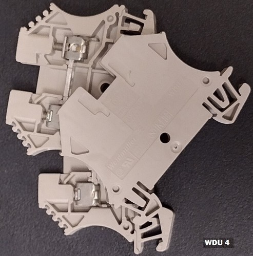 Weidmuller WDU-4 Terminal Block, Beige, Lot(3) | eBay