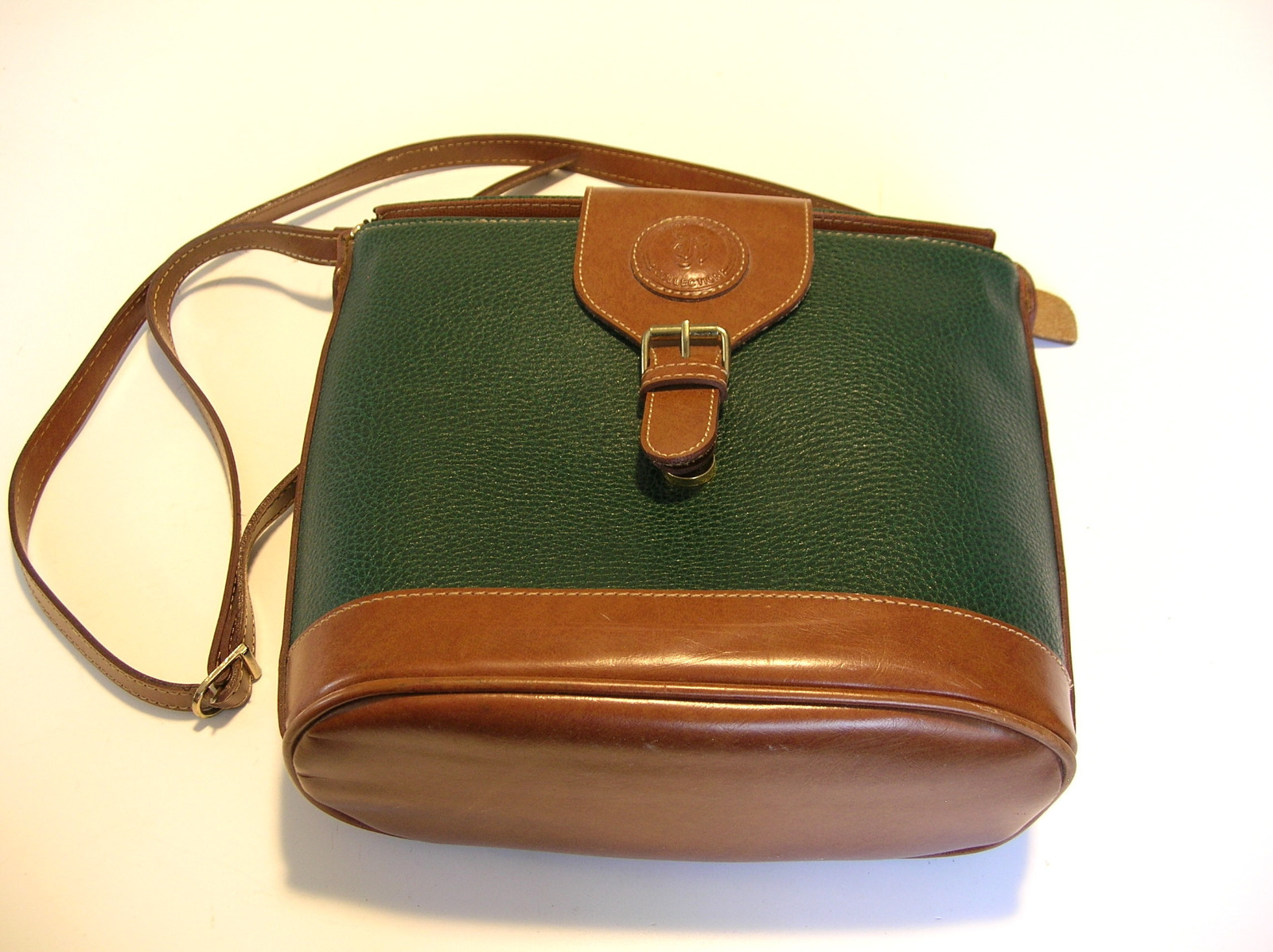 Rachelle Collection Purse Green and Brown Bucket Bag | eBay