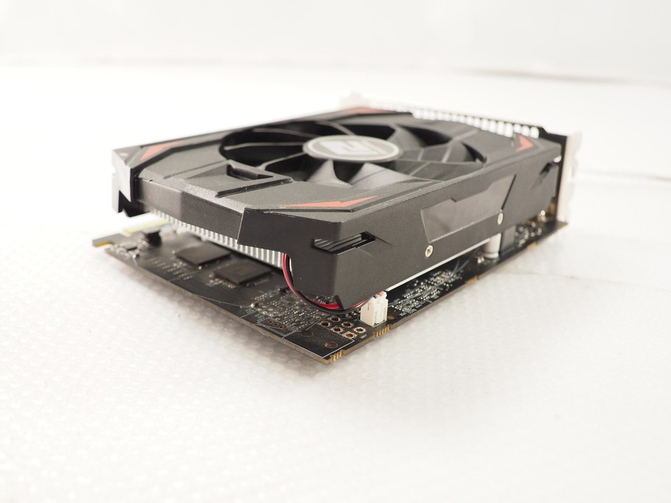 PowerColor AMD Radeon RX 550 AXRX 550 4GBD5-DH 4GB Red Dragon Graphics ...