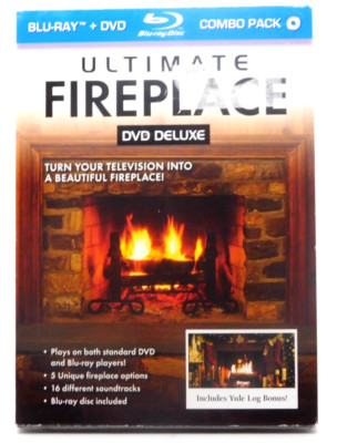 DVD BluRay Ultimate Fireplace Turn Television Deluxe 5 Options 16 ...