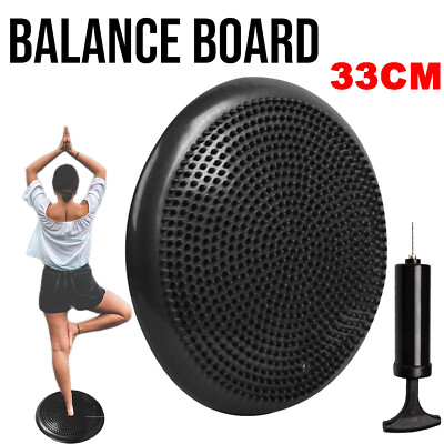 Inflatable Stability Wobble Cushion Balance Cushion Board Air Pad with ...