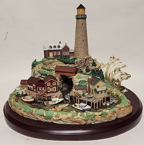 2003 Lenox Lighthouse Collection "Light at Lobster Point" Ogunquit ...