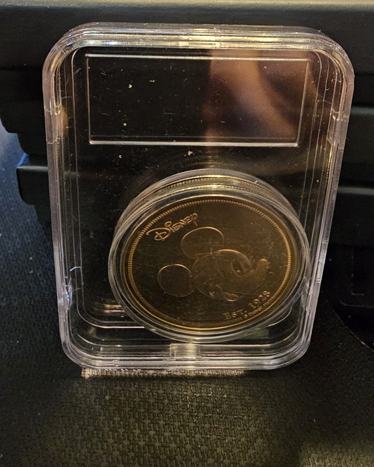 Mickey Mouse Gold Coin from Disney for Year 1928 | eBay