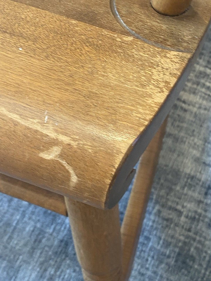 Vintage, S. Bent & Bros, Colonial, Adult Hard Wood Maple Rocking Chair ...