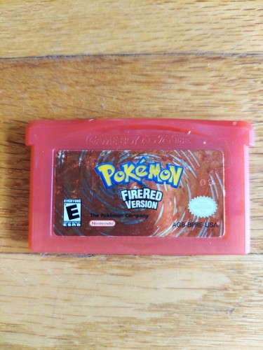 Authentic Pokemon FireRed Version - GB Advance - Saves Works, Fast ...