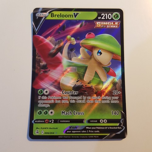 Pokemon Fusion Strike Breloom V 006/264 (1) | eBay Australia