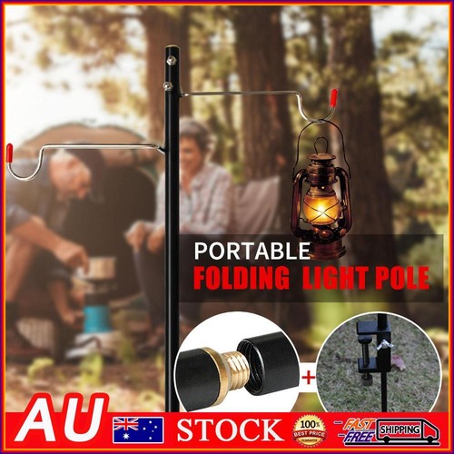 Collapsible Lantern Stand Lightweight Foldable Lamp Post for Outdoor ...