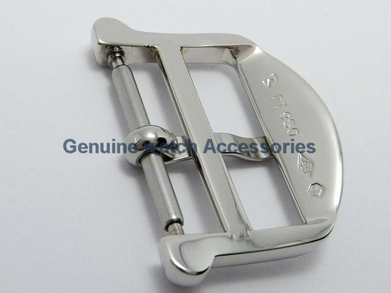 IWC PLATINUM PT950 TANG PIN BUCKLE CLASP (16mm)SUPER SHAPE VERY RARE IN ...