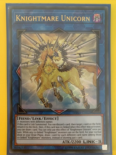 Knightmare Unicorn - Yu-Gi-Oh! Ultra Rare MP19-EN028 | eBay