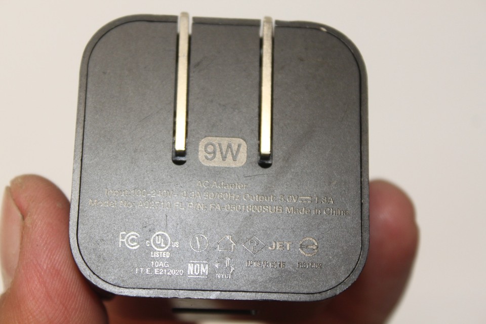 Amazon A02710 AC Adapter Kindle Powerfast Charger 9W Power Supply 5 ...