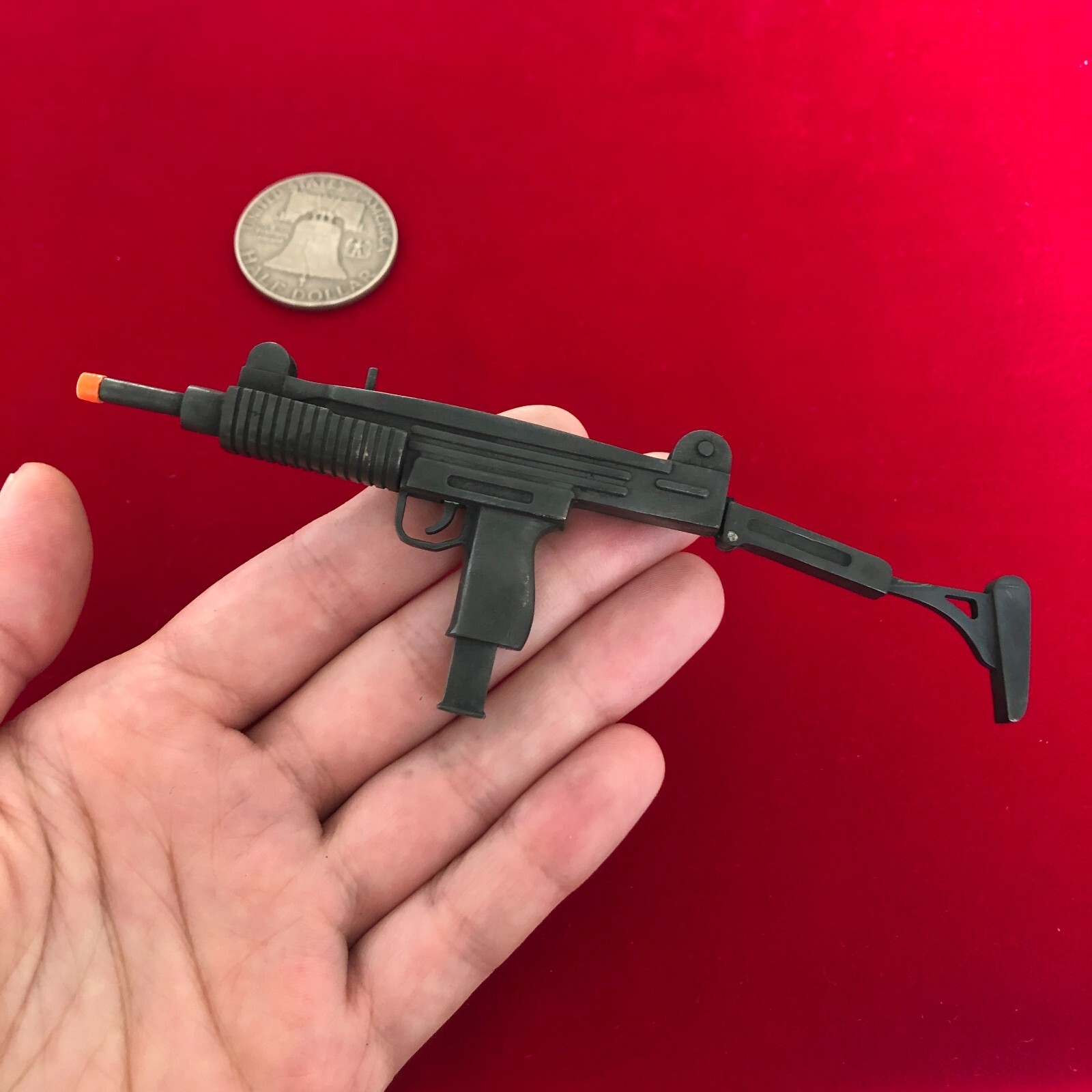 Mini gun UZU Submachine Cap Gun Uzi Miniature machine gun Mini rifle ...