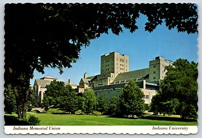 Postcard Indiana Memorial Union Indiana University Bloomington Indiana ...