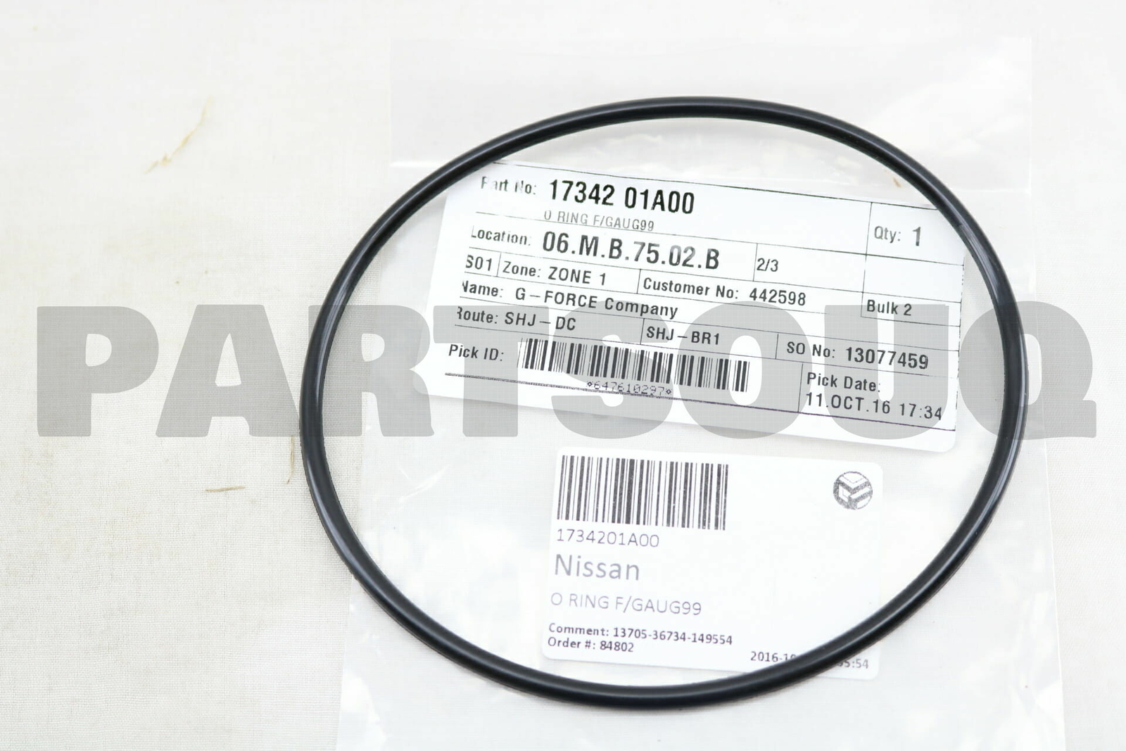 1734201A00 Genuine Nissan PACKING-FUEL GAUGE 17342-01A00 | eBay