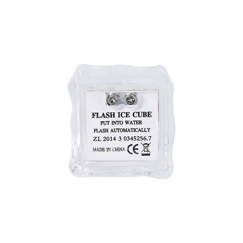 4Pcs ICE CUBES LED light up Multicolor sensor liquid for drinks/parties ...