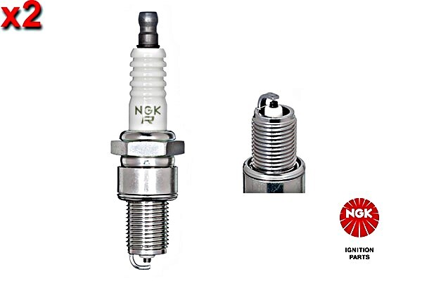 NGK 2x Spark Plug For ASTON MARTIN DAIHATSU HONDA Acty TOYOTA 76-98 ...
