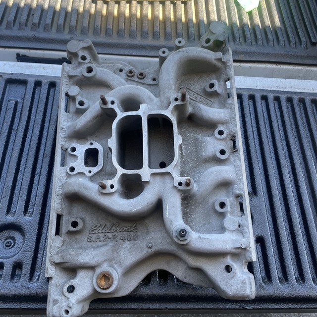 Edelbrock Sp2 Ford 400 400m Modified Intake Manifold 4150 Flange Truck ...