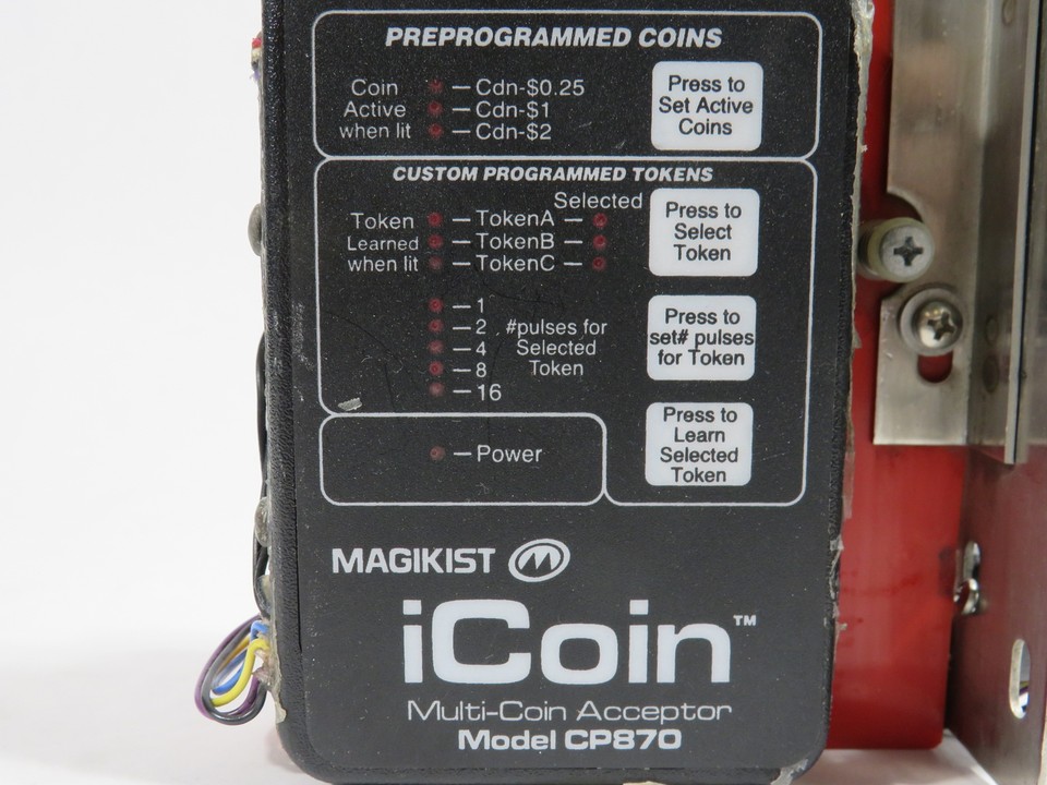 Magikist CP870 Car Wash Coin Acceptor USED | eBay
