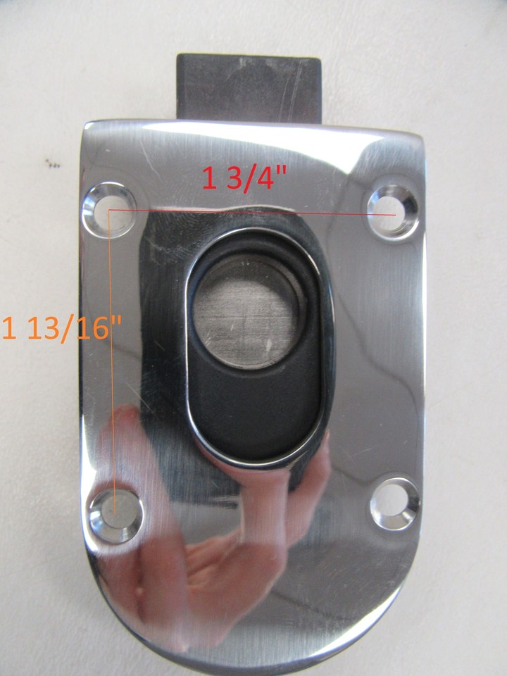 SOUTHCO MOBELLA SPRING LOADED SLIDE LATCH STAINLESS STEEL 064-3012 ...