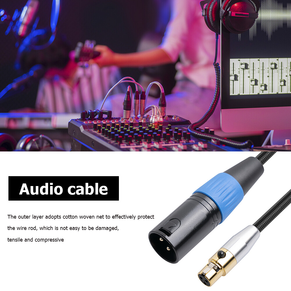 0.3/1/2/3/5M Microphone Audio Cable Audio Line Adapter Cable for Camera ...