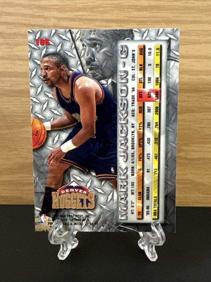 1996 Metal #166 Mark Jackson Denver Nuggets MINT - FREE SHIPPING | eBay