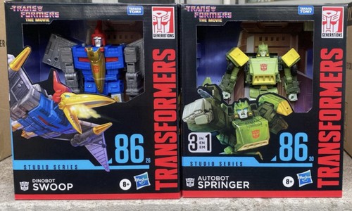 Transformers Studio Series 86 The Movie SS86 Dinobot Swoop & Springer ...