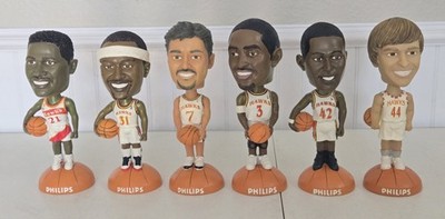 2002 Atlanta Hawks COMPLETE Phillips Bobblehead Set - Pistol Pete ...