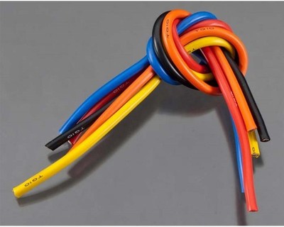 TQ Wire Silicone Wire Pack (10AWG) (Black, Red, Blue, Yellow, Orange ...