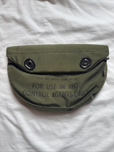 XM28 Gas Mask Pouch Vietnam War Nylon VGC | eBay