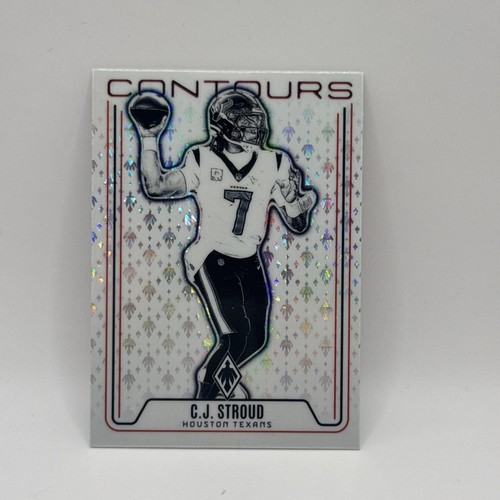 2024 Panini Phoenix - CJ Stroud Contours Silver Hyper #CON-CST Houston ...