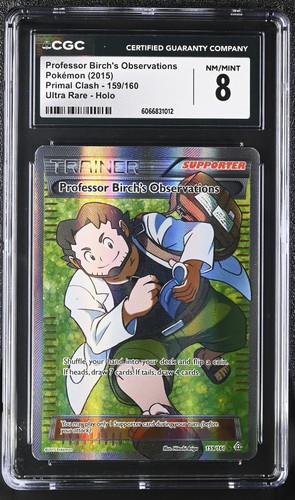 CGC 8 Professor Birch's Observations Primal Clash 159/160 Ultra Rare ...