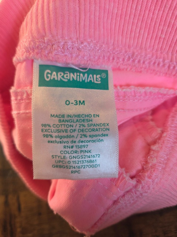 Garanimals Baby Girl Pink Pants 0-3 Months | eBay