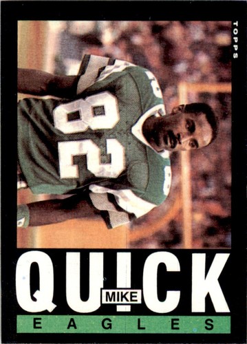 1985 TOPPS MIKE QUICK. PHILADELPHIA EAGLES #135 | eBay