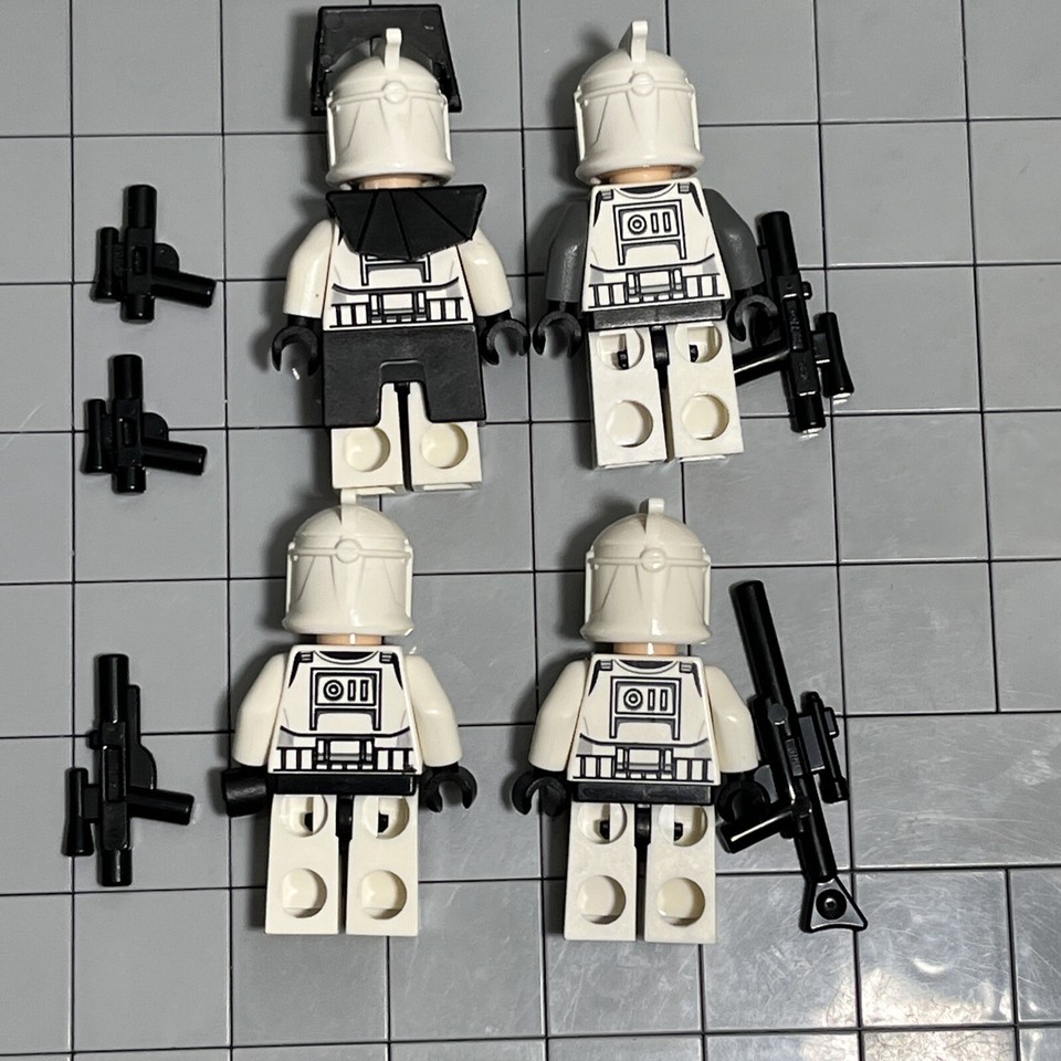LEGO Star Wars Clone Walker Battle Pack (8014) Minifigures Lot Of 4 A4 ...