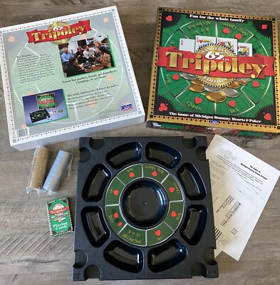 Cadaco Tripoley Special Edition Game - Rotating Tray - Complete ...