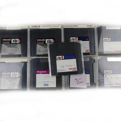 9 Used Zip Drive Disks 100mb Mac Formatted | eBay