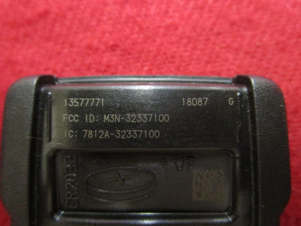 Lot of 10 OEM GMC Chevrolet Remote Fobs 315mhz M3N-32337100 13577771 ...