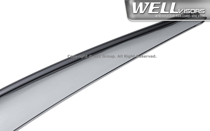 WELLvisors for MB ML-Class 06-11 W164 Side Window Visors Wind ...