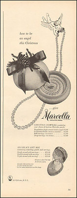 1949 Vintage ad for Marvella Simulated Pearls Christmas Photo(103016 ...