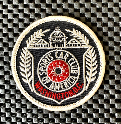 SCCA SPORTS CAR CLUB OF AMERICA EMBROIDERED SEW ON PATCH AUTO RACING 3 ...