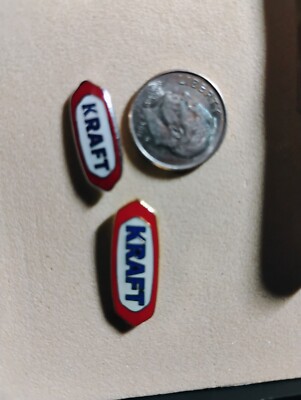 kraft foods small pins, 2 pins total | eBay