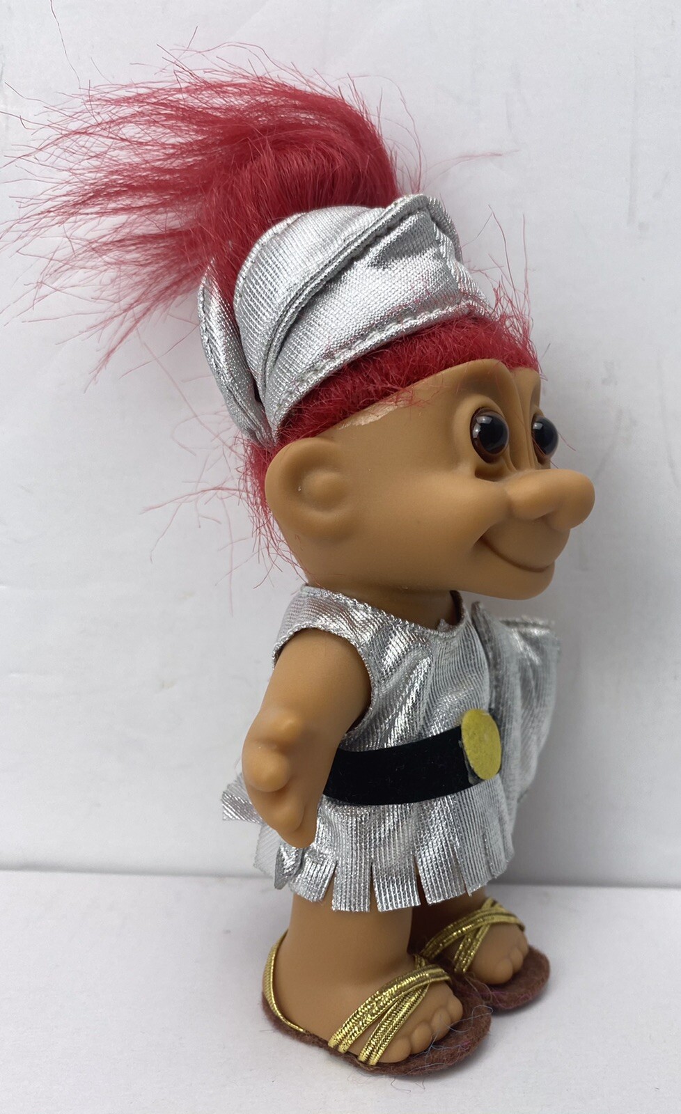 Vintage Russ Troll 5" Knight / Spartan 1990’s Doll With Sticker ...