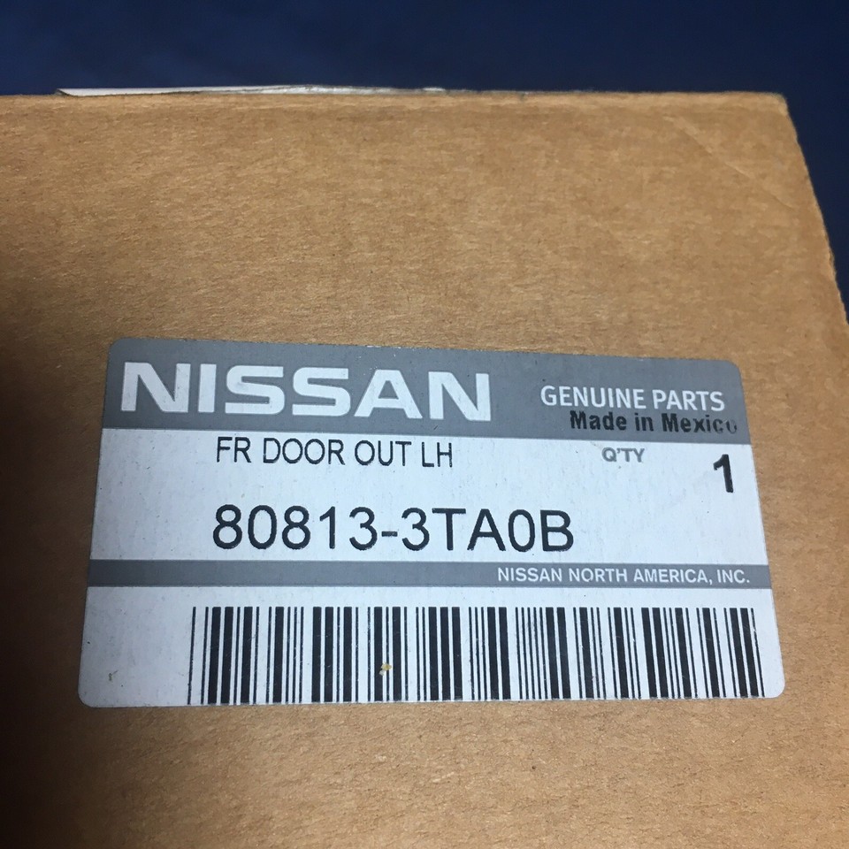 2013 - 2018 Nissan Altima Left Front Door Applique Black Out Tape ...