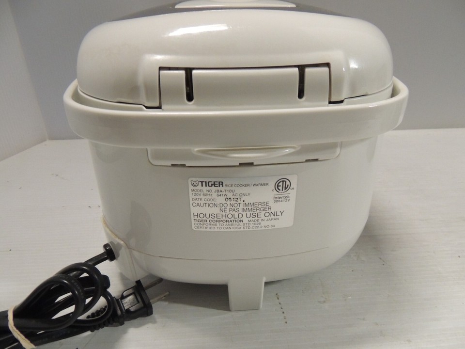 Tiger JBA-T10U Rice Cooker Warmer Steamer 5.5 Cup 9 Settings 3-1 Japan ...